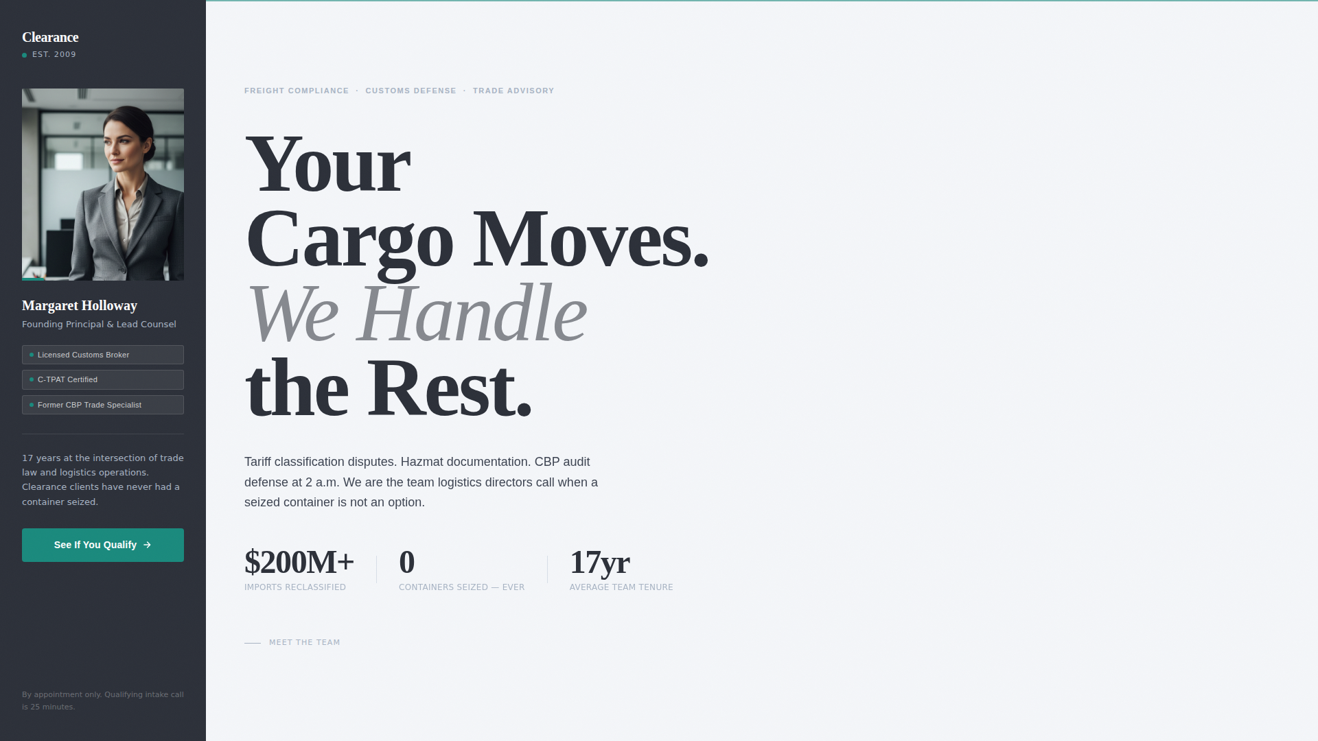 Advanced Logistics Consulting Appointment Booking Website Template | Rocket